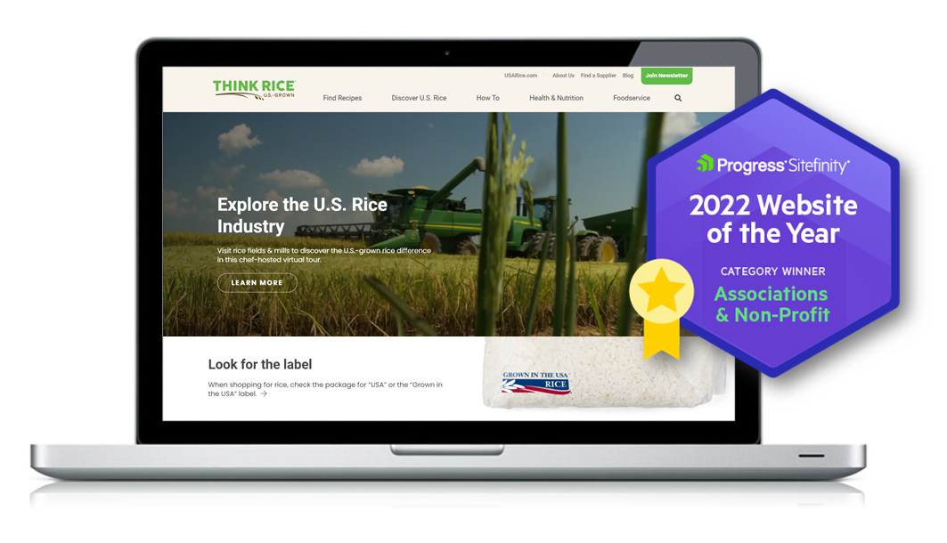 And the Award Goes to … thinkrice.com! | USA Rice Federation