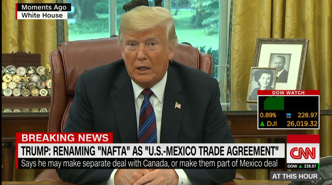 President Trump Announces U.S.-Mexico Trade Agreement | USA Rice Federation